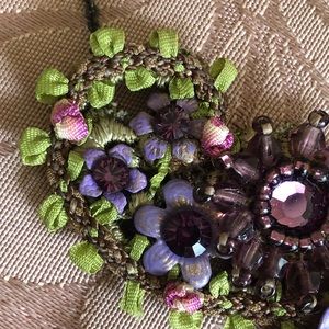 Michal Negrin | Jewelry | Michal Negrin Embellished Embroidered ...